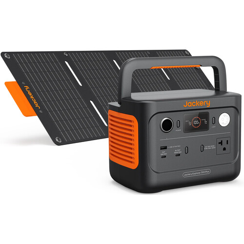 Jackery Explorer 300 plus - Portable Power station + solar panel 40w ...